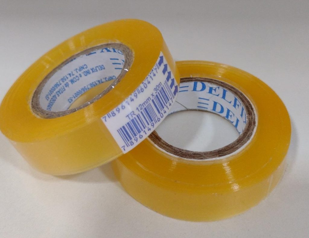 FITA ADESIVA DELFIX 12MMX30M TRANSP - Estillo Mania